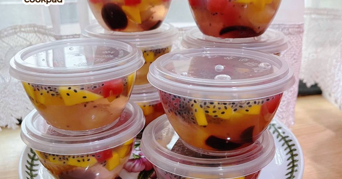 Resipi 👩‍🍳Mix Fruit Jelly Moreh oleh Mahadiah - Cookpad