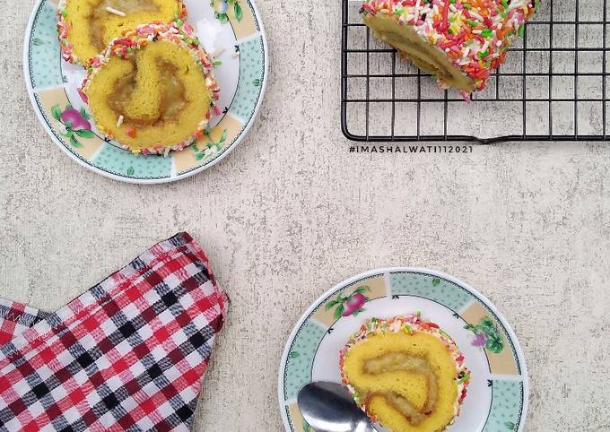 Resep Roll Cake Kolak Ubi oleh Imas Halwati - Cookpad