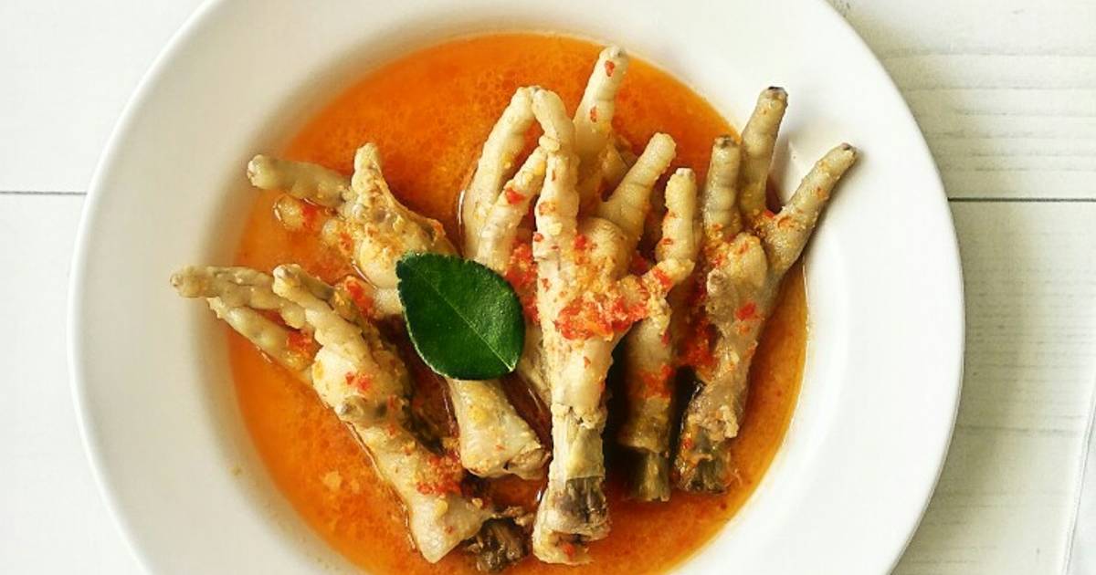 Resep Ceker Ayam Kuah Taichan oleh Rezita May - Cookpad