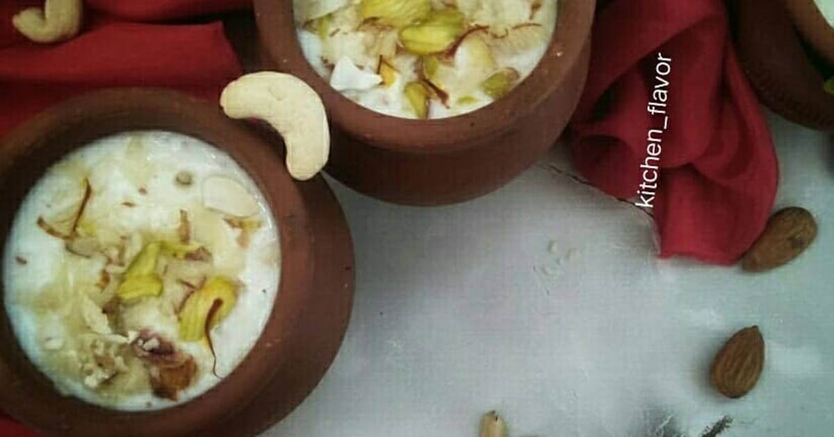 Meethi lassi with dry fruits Recipe by Kitchen_Flavor_ - Cookpad