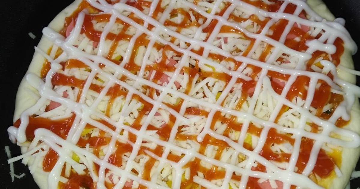 Resep Pizza teflon anti gagal 💞💞 oleh PrinCess KambOja - Cookpad
