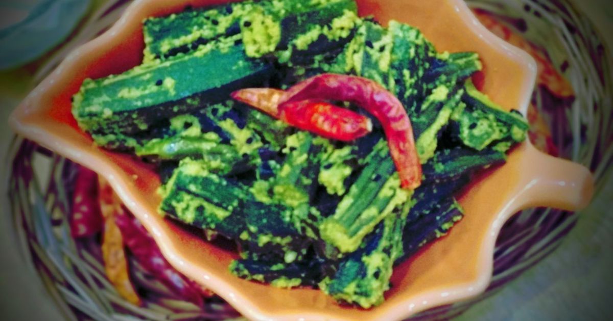 Bhindi Posto Recipe by Maninder Kaur Bawa. - Cookpad