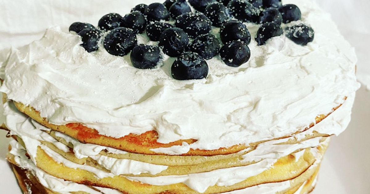 Pastel De Crepas Keto Receta de Eddy Rocha- Cookpad