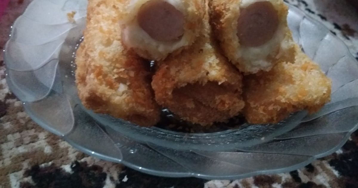 Resep Roti Goreng Isi Sosis Mayones oleh Dewi Easty - Cookpad