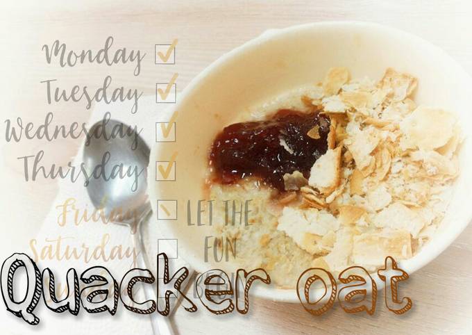 Resep Quacker Oat (Sarapan Sehat) oleh Niky Rahmawati - Cookpad