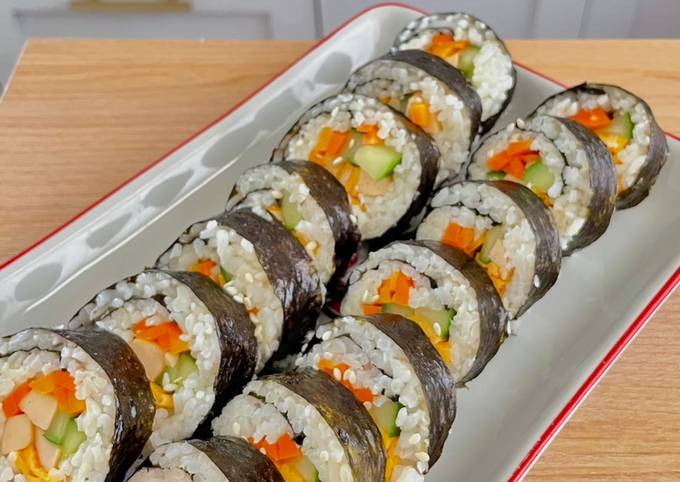 Resep Kimbab / Gimbab super simple oleh Dapur Pengoler - Cookpad