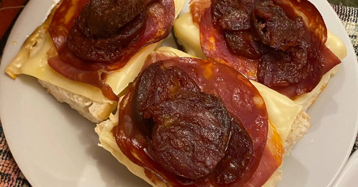 Panini jamón y queso queso y chorizo - 6 recetas caseras- Cookpad