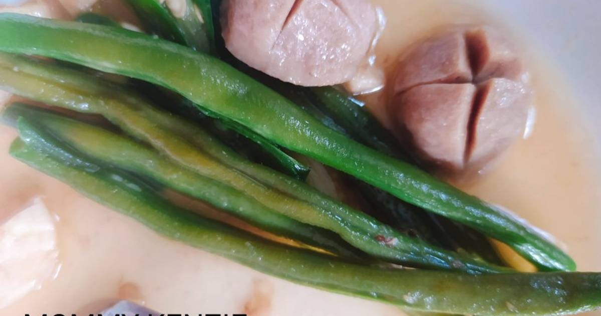 Resep Buncis bakso bawang putih oleh Krisna Niken - Cookpad