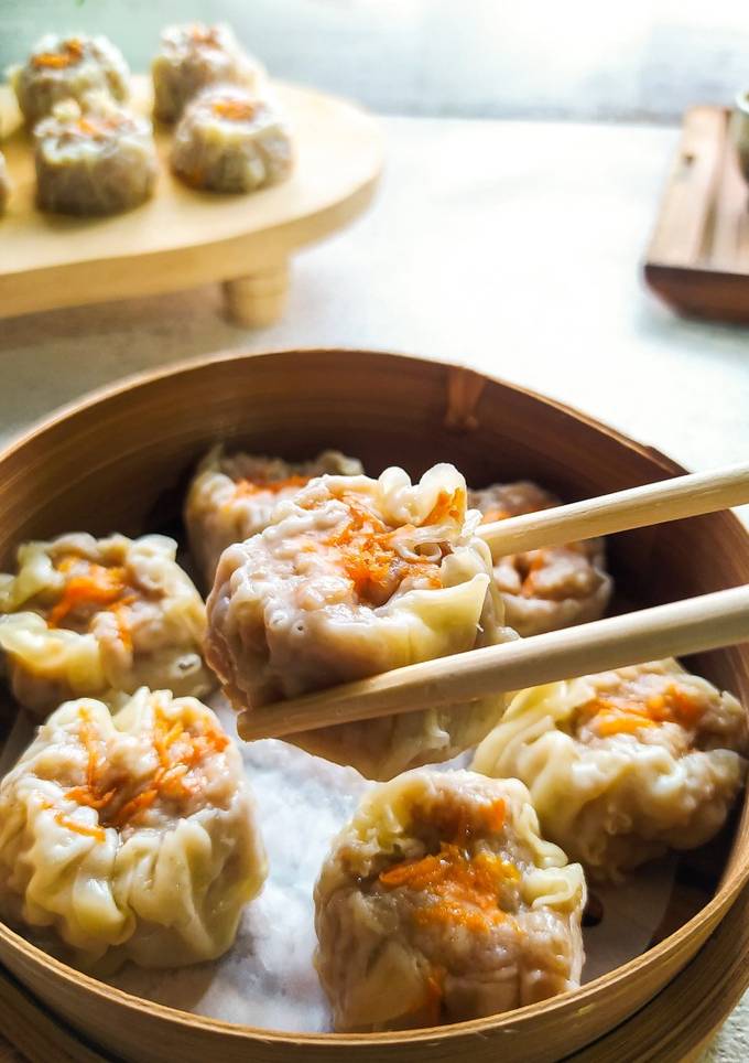 Resep Dimsum Ayam wortel oleh laily meilia sari - Cookpad