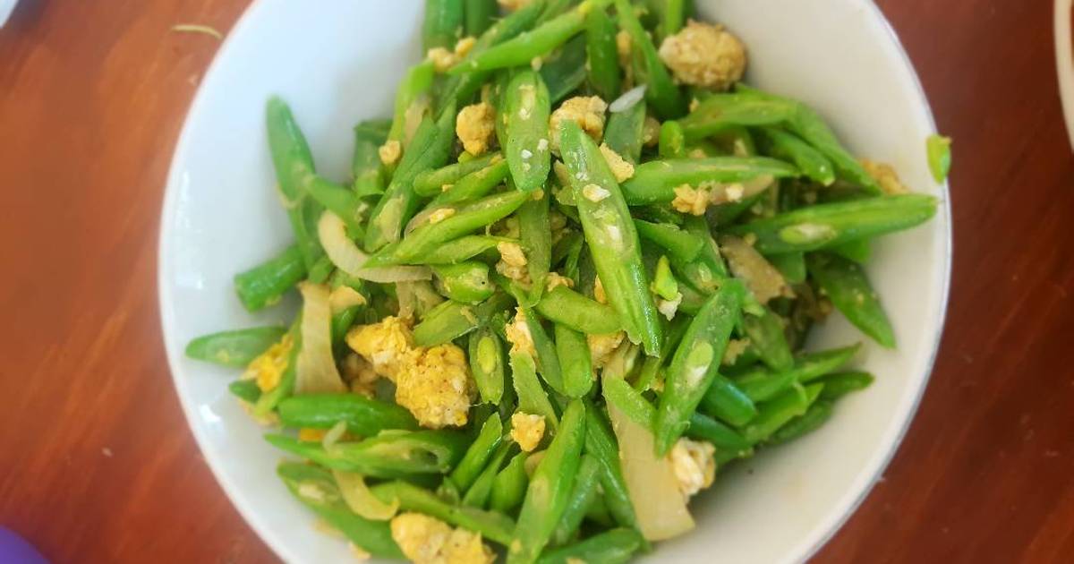 Resep Tumis buncis telor oleh meldalena anmelia - Cookpad