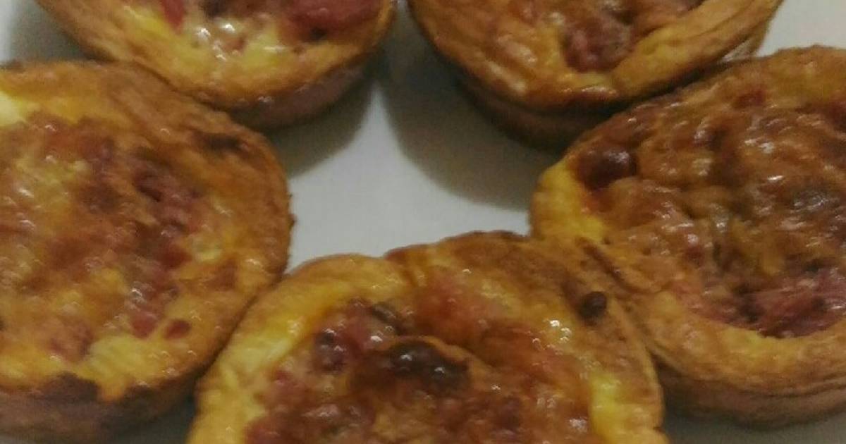 Resep Roti schotel macaroni #beranibaking oleh ayu kartika - Cookpad