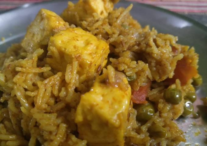 Matar paneer pulao Recipe by shivani - Cookpad