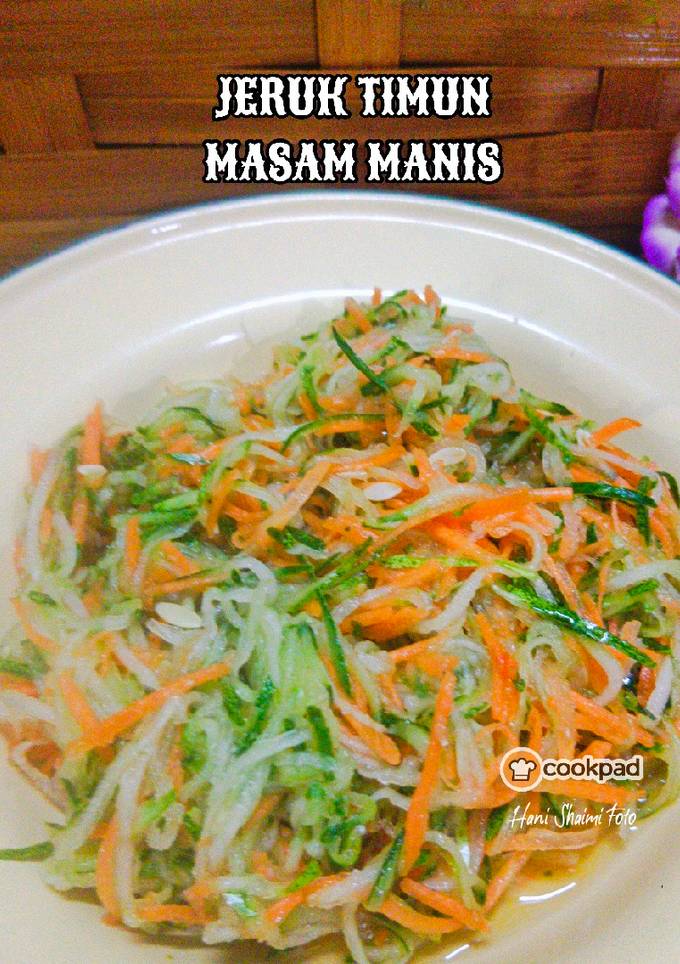 Resipi 21:12:23 - jeruk timun masam manis oleh Hani Shaimi - Cookpad