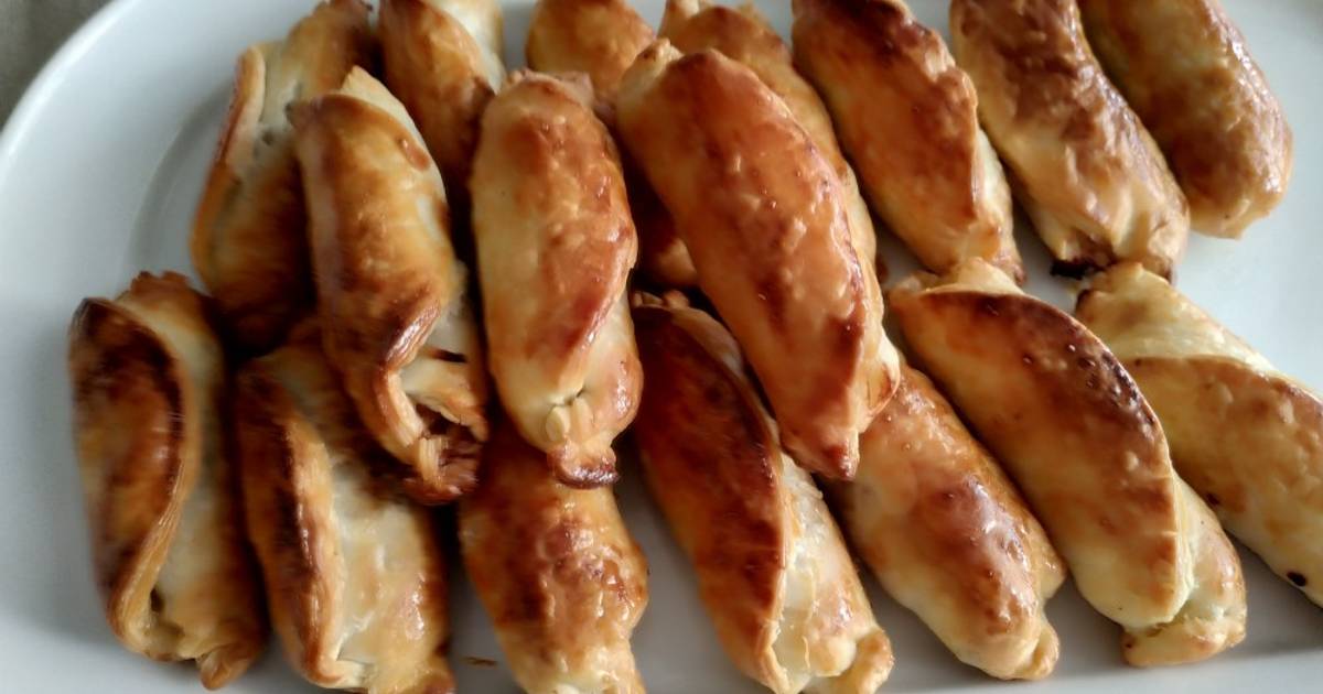 Cañoncitos rellenos crujientes Receta de Gabriela Diez- Cookpad