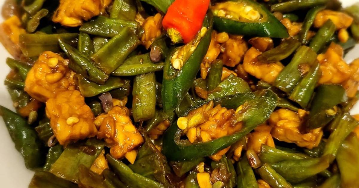 Resep 101. Oseng Kacang Panjang Tempe Orek oleh @irma_ageng - Cookpad