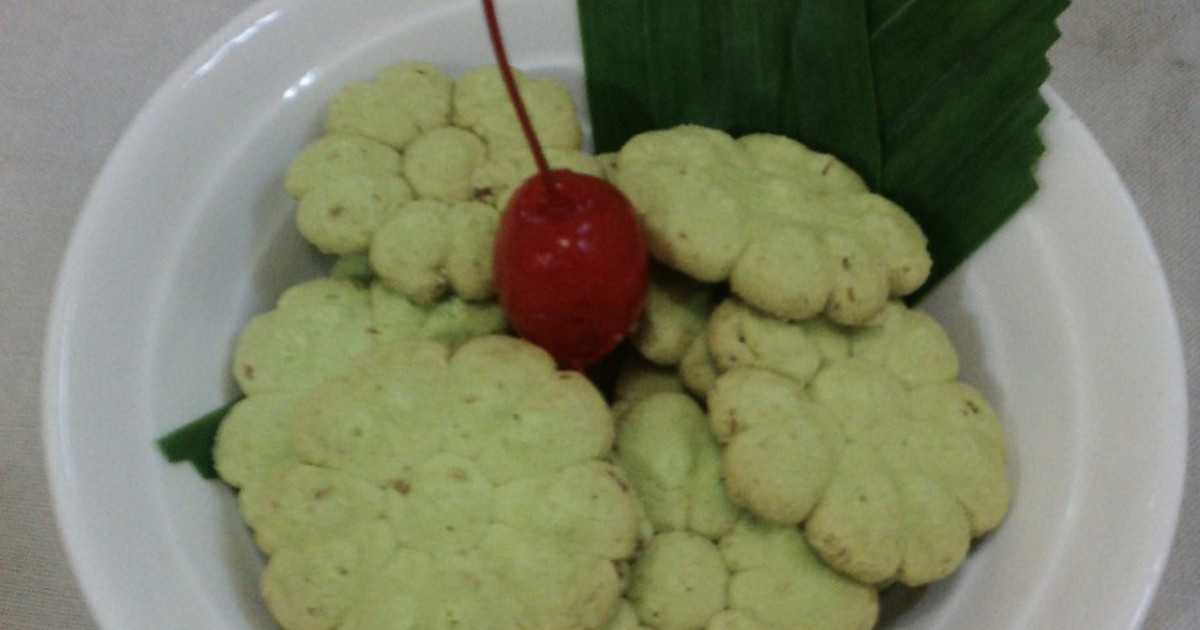Resep Sagu Pandan Cookies oleh siti nurul aini - Cookpad