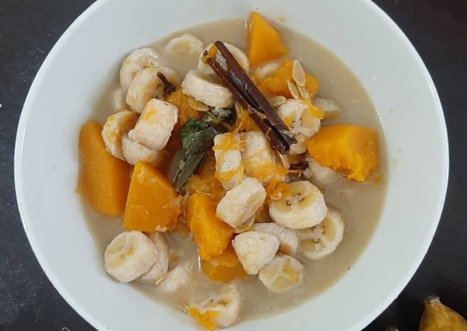 Resep Kolak Labu Kuning Pisang Berempah oleh Florensia Wenda - Cookpad