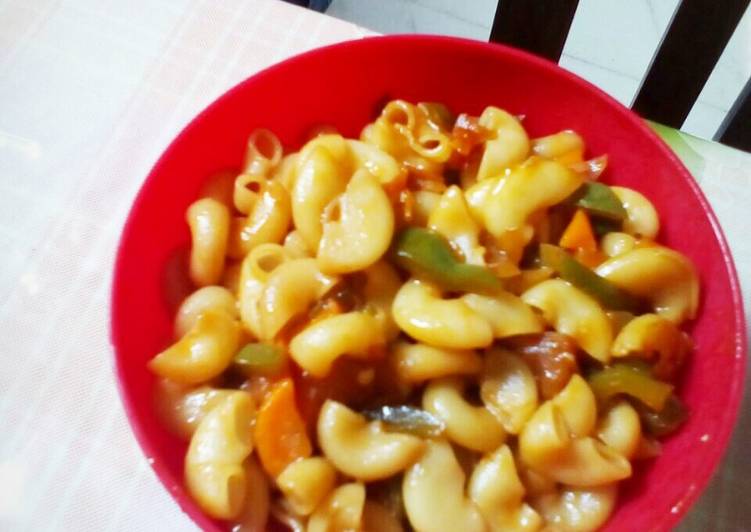 Vegetable Macoroni Recipe by Rajani Srivastava - Cookpad