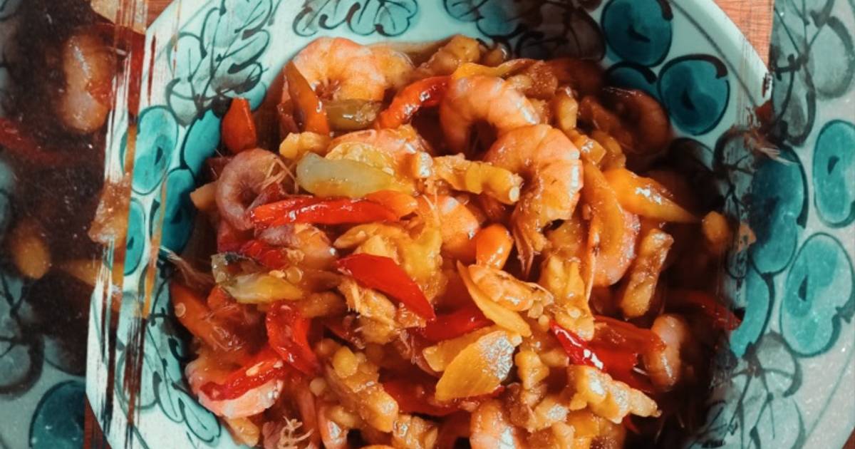Resep Oseng Udang Tempe oleh Mamamasaak - Cookpad