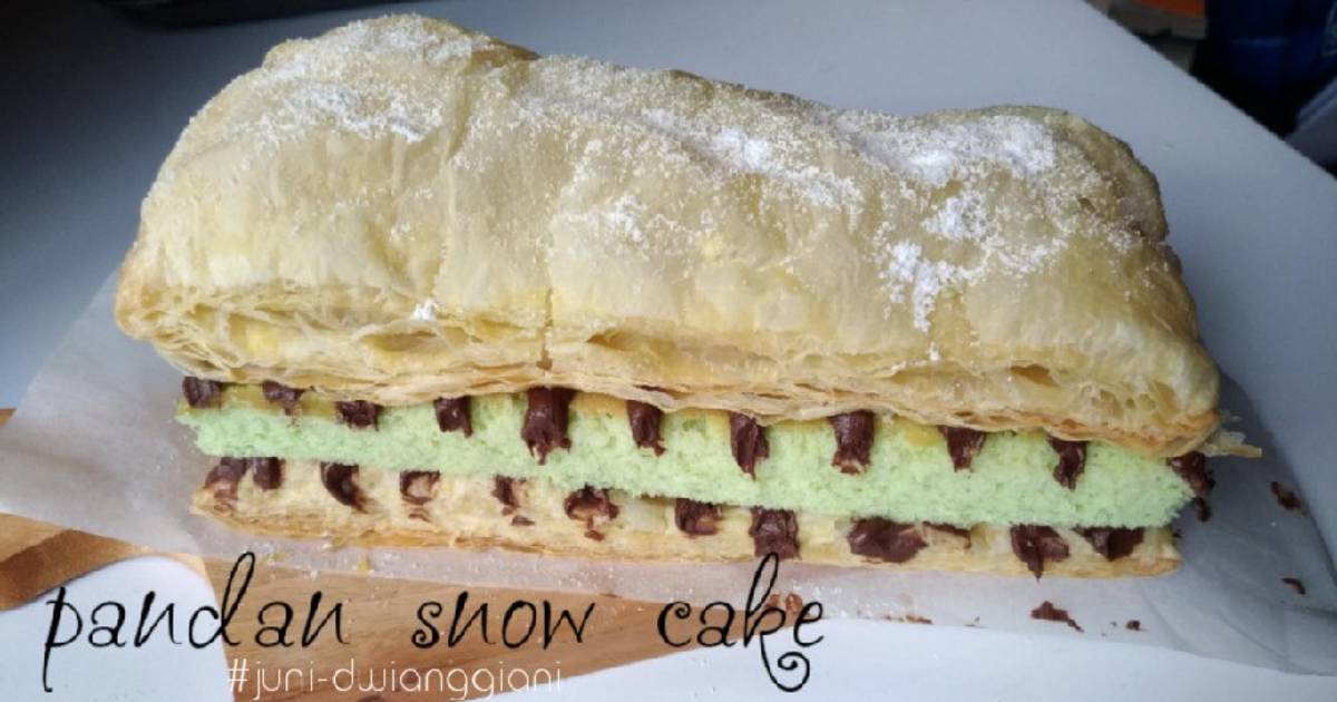 Resep Pandan Snow Cake oleh Juni DwiAnggiani - Cookpad