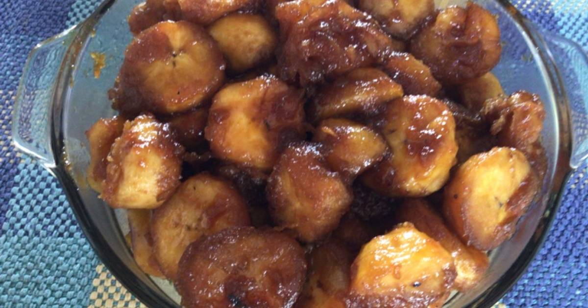 Dulce de plátano topocho Receta de Rosa Padrón Argentó