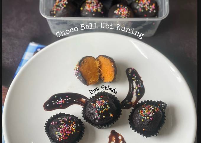Resep Choco Ball Ubi Kuning oleh Agustina Erlinda - Cookpad