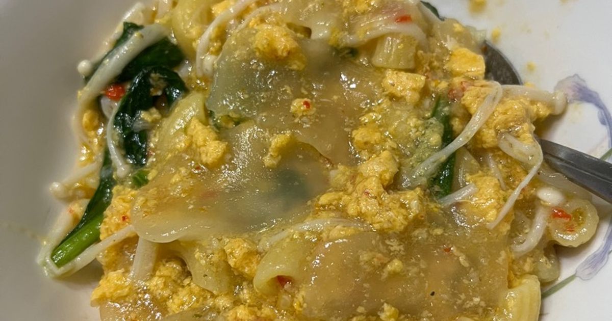 Resep seblak jamur enoki dan makaroni rumahan enak dan mudah - Cookpad