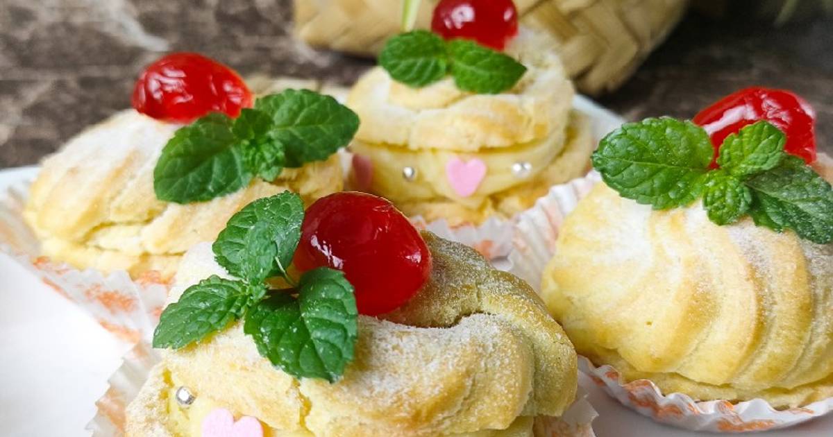 Resep Kue Soes Vla Vanila (493) oleh Ati Agus Sapto (Mom's Firza) - Cookpad