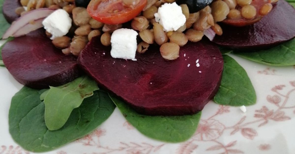 ensaladas con lentejas y espinaca - 42 recetas caseras- Cookpad