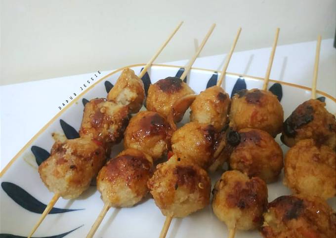 Resep Sate Baso Tahu Aci oleh Dapur Jessie - Cookpad