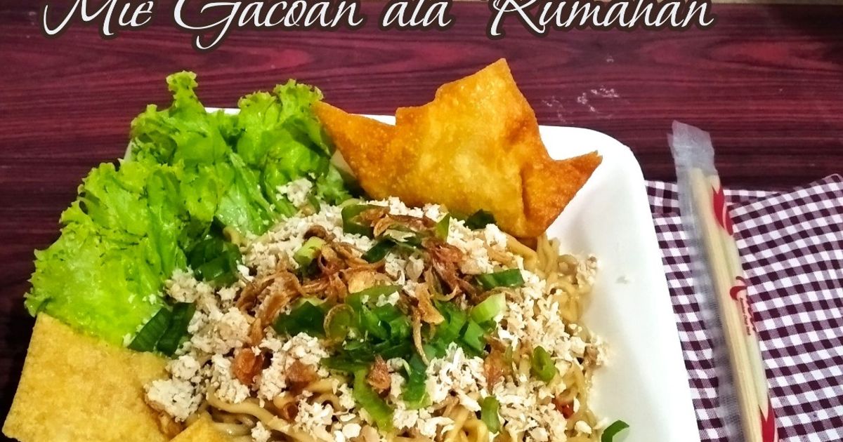 Resep Mie Gacoan Ala Rumahan oleh ati dewanthi - Cookpad