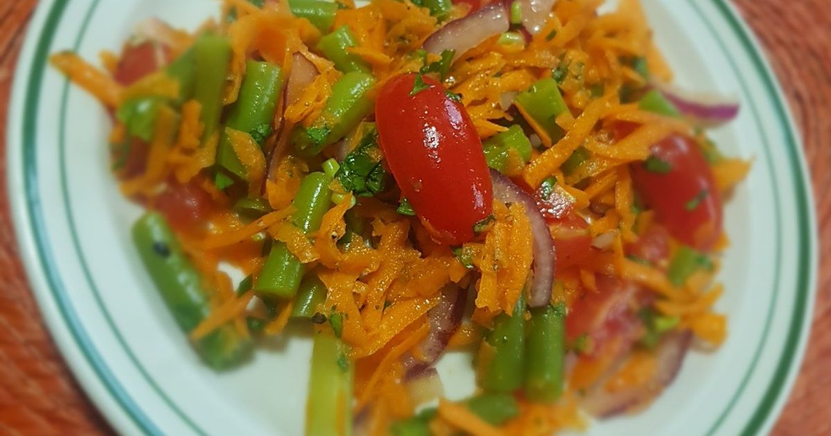 Ensalada De Ejotes Con Zanahoria Receta de LuzMa SG- Cookpad