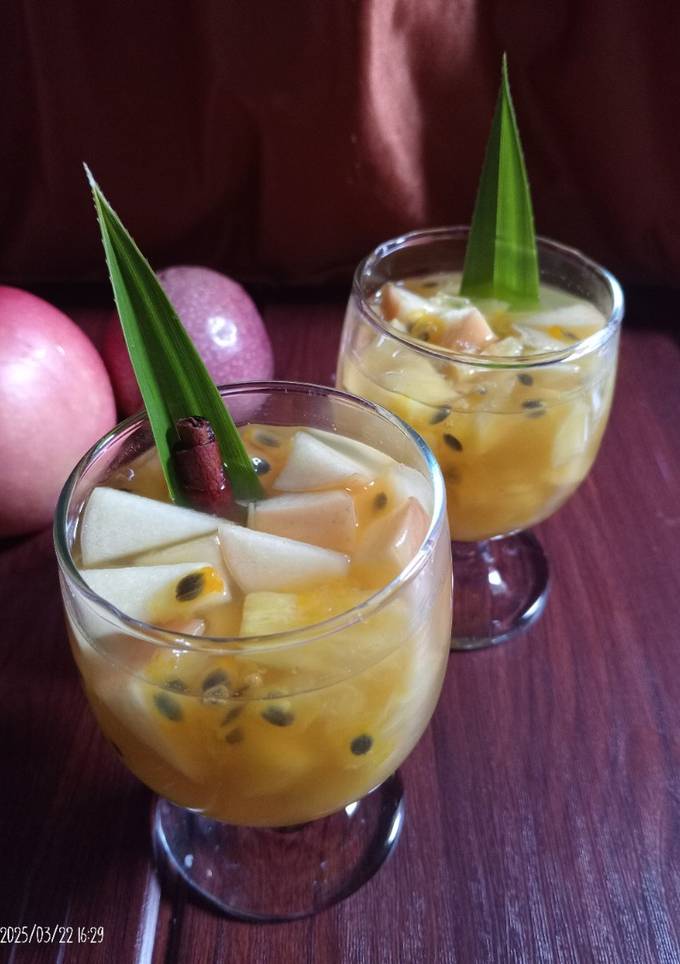 Resep Setup Buah Apel Nanas Markisa oleh Dapur Kecil Shofiyyah - Cookpad