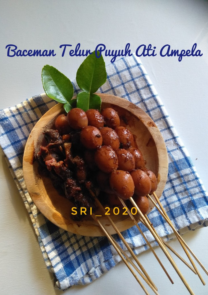 Resep Baceman Telur Puyuh Ati Ampela (Ala Angkringan) oleh Sri ...