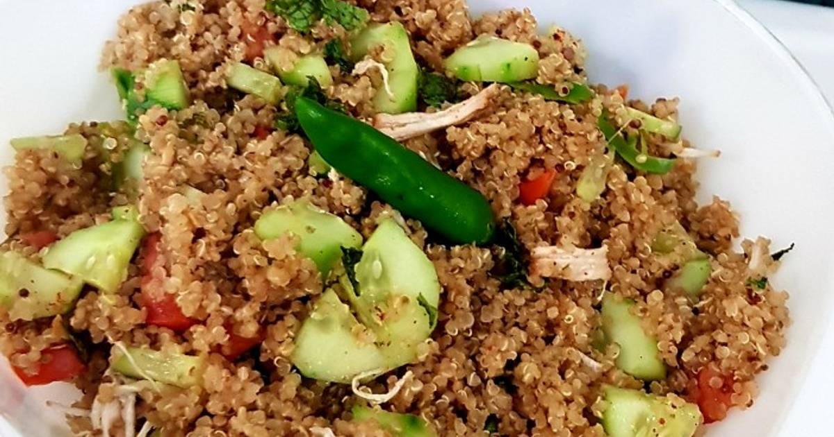 Quinoa Salad Recipe by Sadia Alvi - Cookpad