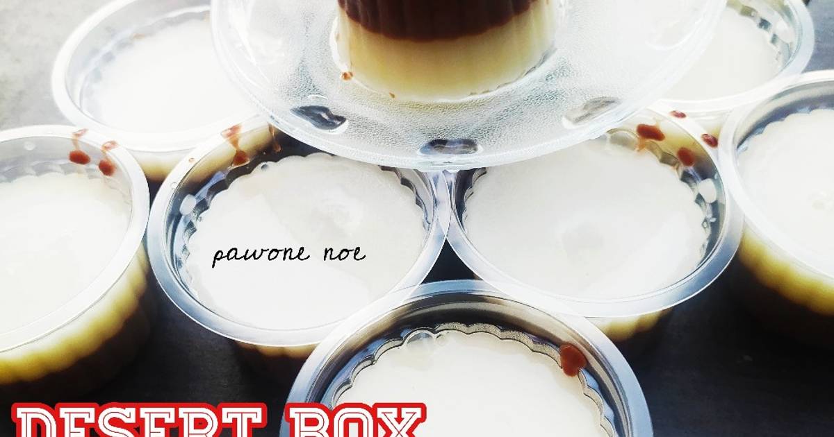 Resep Desert Box Puding Coklat Kopyor oleh Noe - Cookpad