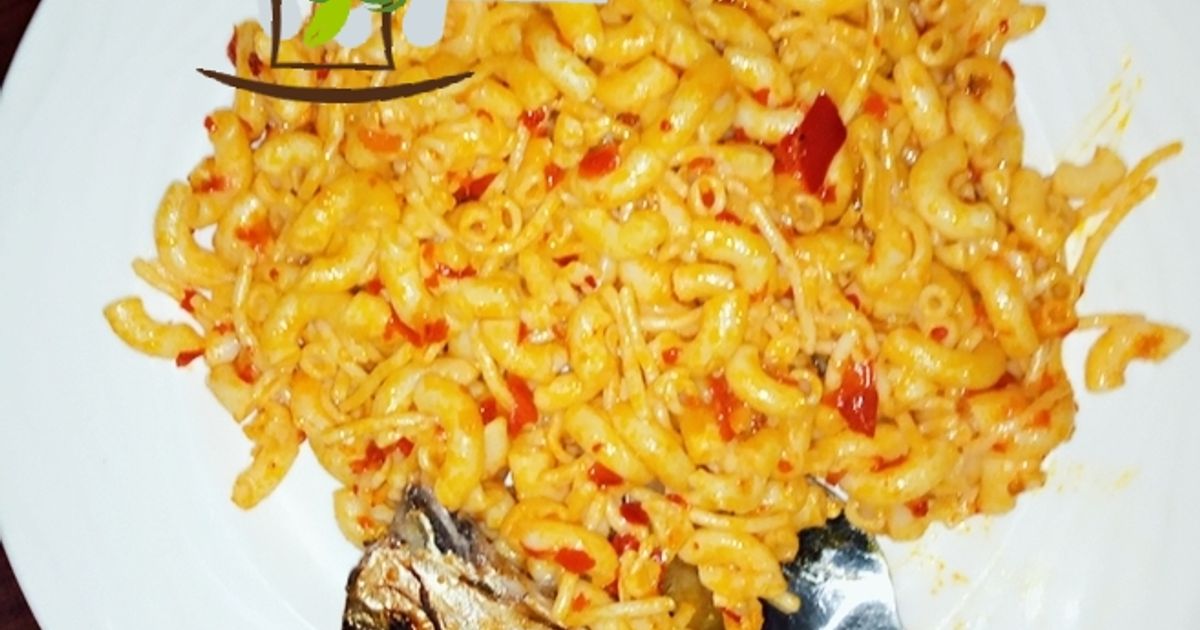 Pepperd Pasta Served With Fish Recipe by Tastes By Tatas. - Cookpad