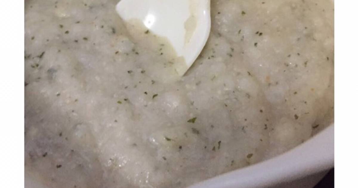 Resep Mpasi nasi tim tempe + bayam 6 bulan oleh mommyDisha 👩🏻‍🍳 - Cookpad