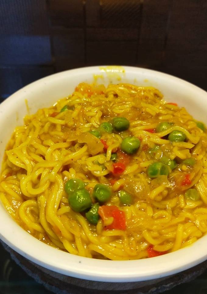 Veggie Maggi Recipe by Mitali - Cookpad