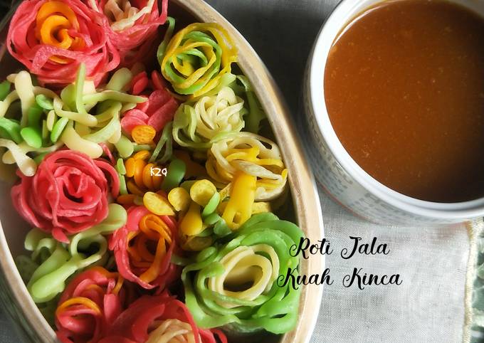 Resep Roti Jala Kuah Kinca oleh mama_keizeeqyu - Cookpad