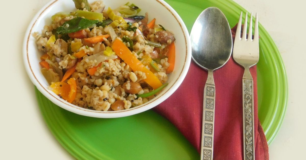 Bulgur Wheat With Veggies Middle Eastern Breakfast Recipe by Lakshmi ...