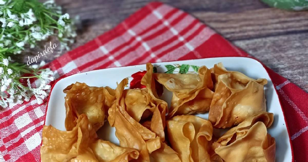 Resep Pangsit Goreng Isi Ayam oleh Nugraheni Utami Dewi - Cookpad