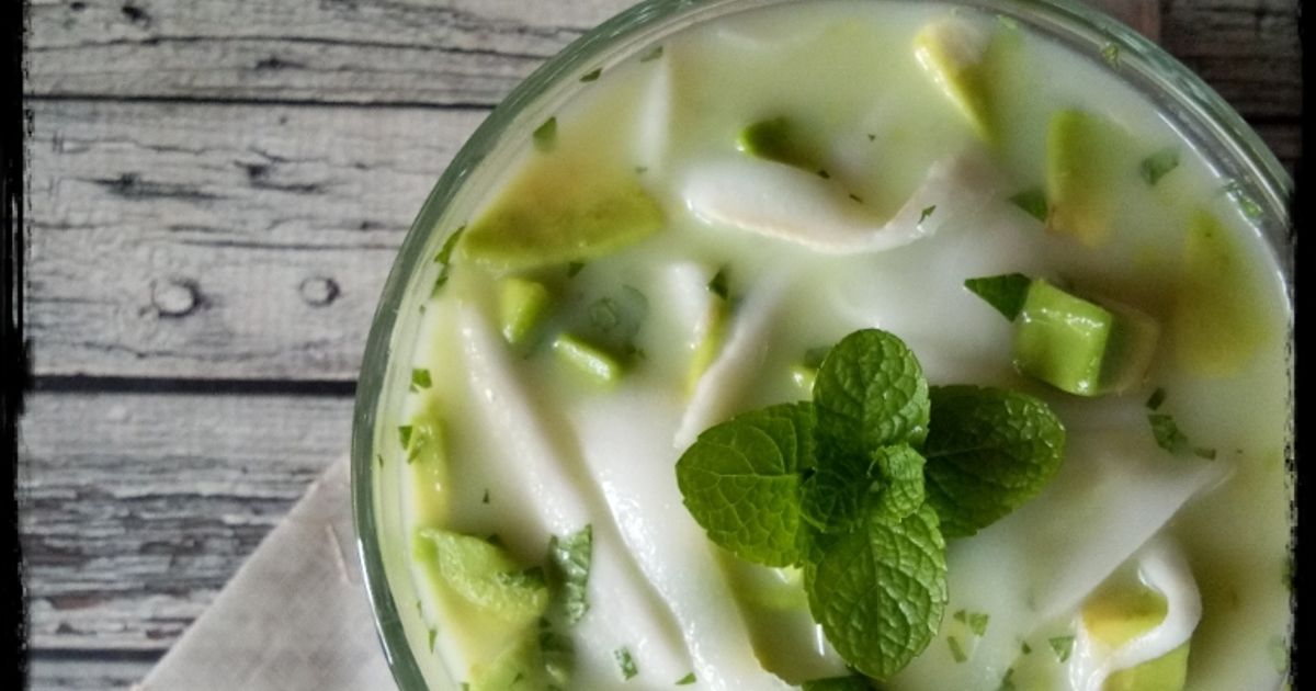 Resep daun mint kelapa muda rumahan enak dan mudah - Cookpad