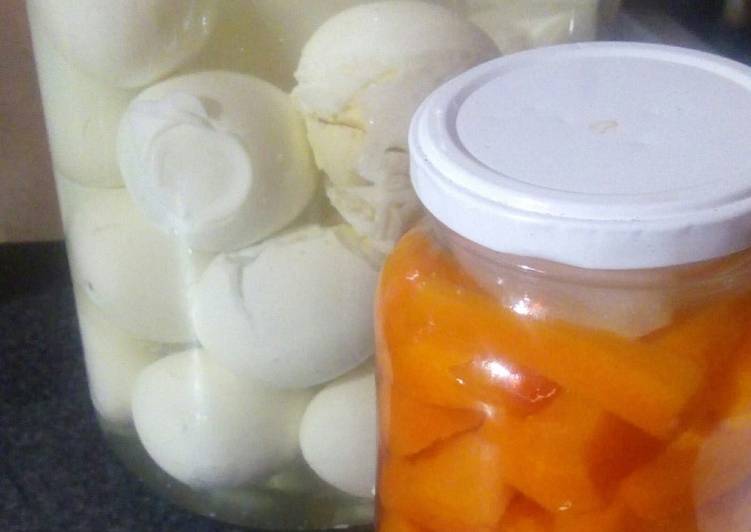 Ovos em conserva Receita por Carine G - Cookpad