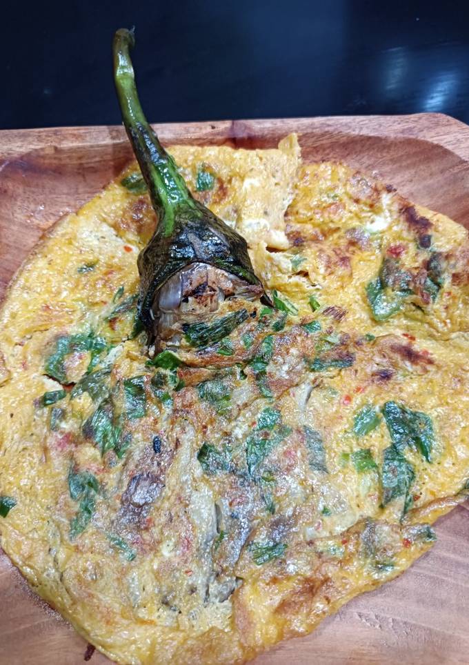 Resep Tortang Talong aka telor dadar terong dgn kearifan lokal oleh ...