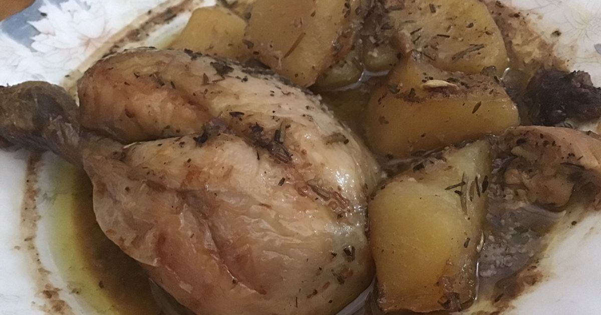 Pollo Asado Con Hierbas Maceradas Con Raspadura De Limón Receta de ...