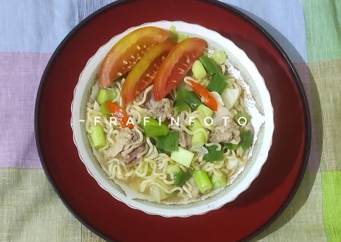 Resep Mie instan kuah daging oleh felitara - Cookpad