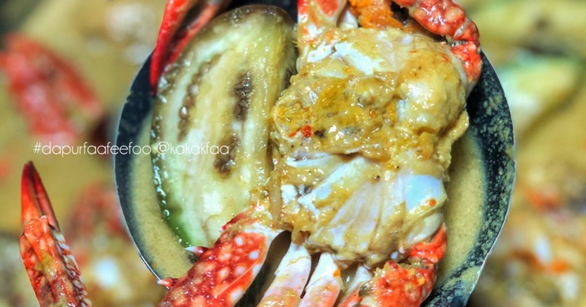 Resipi Masak Lemak Cili Api Ketam Dan Terung Bulat oleh Kakak Faa - Cookpad