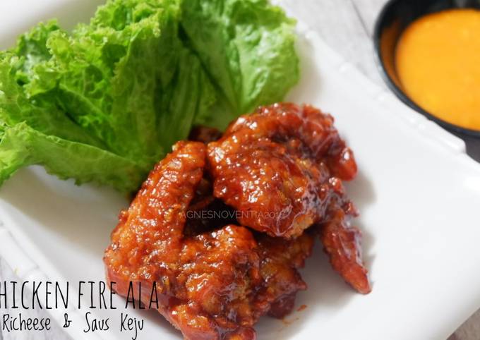 Resep Chicken Fire ala Richeese & Saus Keju (Recommended) oleh Dapur ...