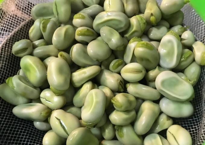 Habas pa la botana Receta de Ana Laura Arias- Cookpad